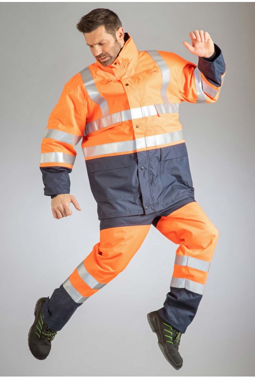 ATEX Weatherproof High-Visibility Multi-Hazard Trousers | DMD France