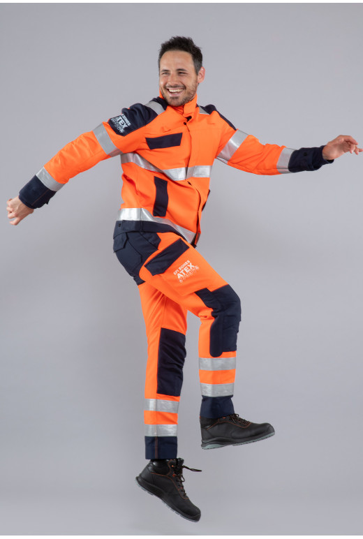 ATEX Plus High-Visibility multi-hazard jacket Fluo Orange | DMD France