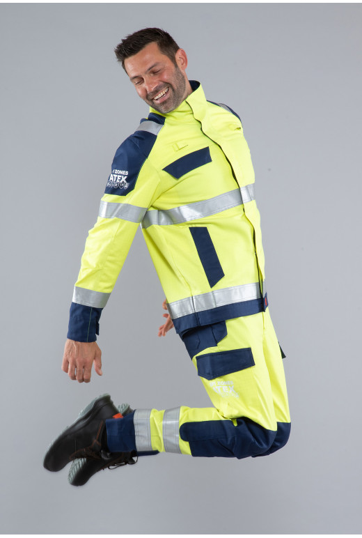 ATEX Plus High-Visibility multi-hazard jacket Fluo Yellow | DMD France