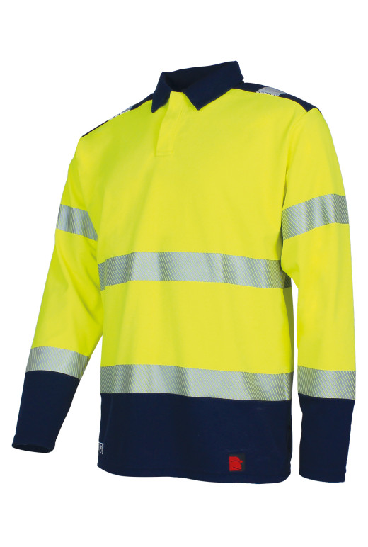 ATEX Mesh Multi-Hazard Polo Shirt High Visibility | DMD FRANCE
