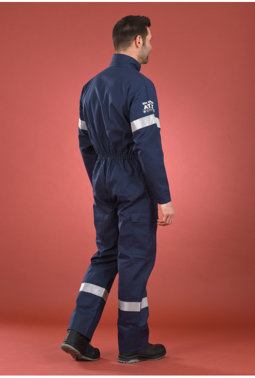 Oil Industry ATEX zone multi-hazard coverall | DMD France